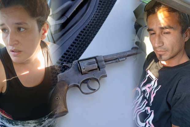 Una pareja fue detenida por llevar un arma de fuego en Chimbas ...